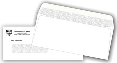 Business Envelopes - Custom Printed Single Window Envelope - 39024 by ...