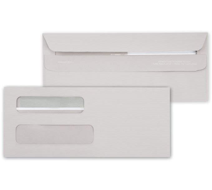 Business Envelopes - Double Window Self-Seal Envelope - 5027 by Deluxe ...