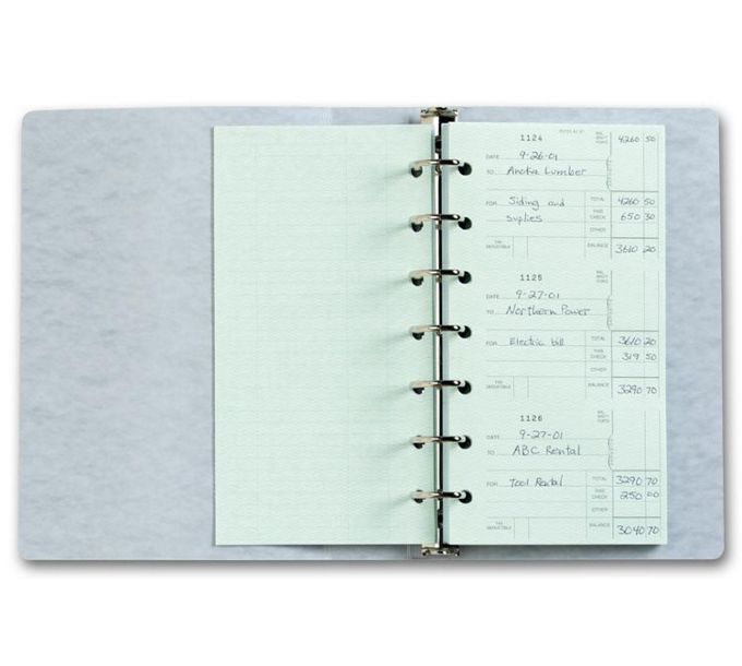 Check Stub Holders - 3-On-A-Page Check Stub Holder - 53200N by Deluxe ...