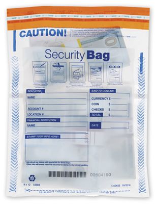 Dual Pocket Deposit Bag - Order Deposit Bags from Deluxe