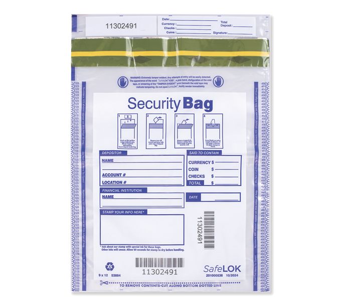 Dual Pocket Deposit Bag - Order Deposit Bags from Deluxe | Deluxe.com