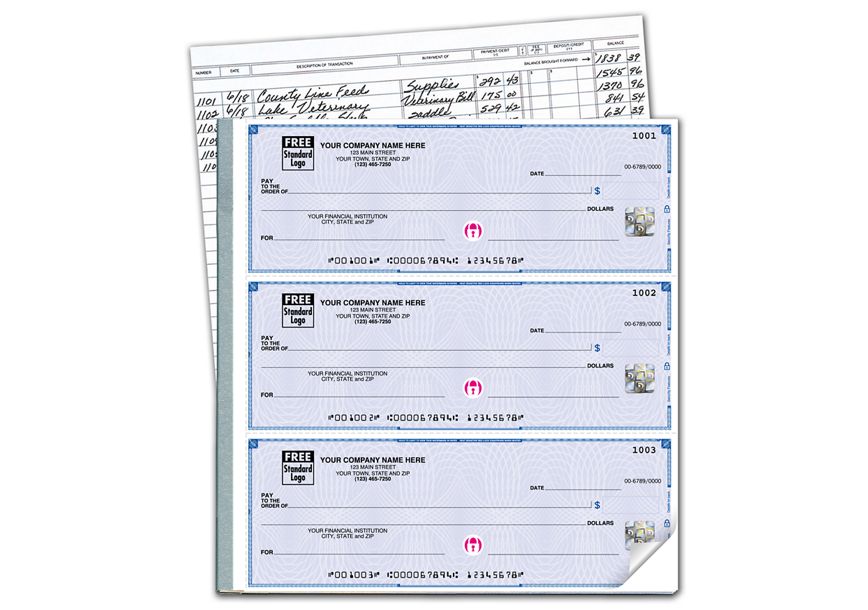 Product High Security 3/Page Business Manual Checks. EZShield54031HZ