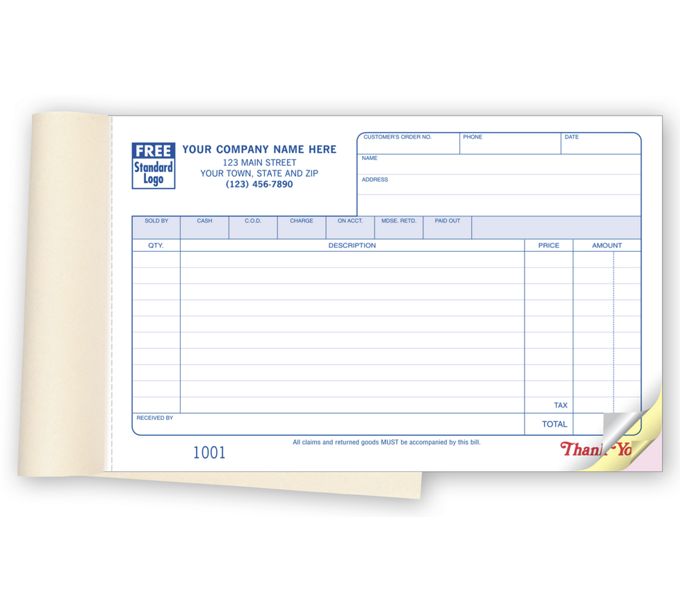 Classic, Horizontal Sales Books | 54 | Deluxe | Deluxe.com