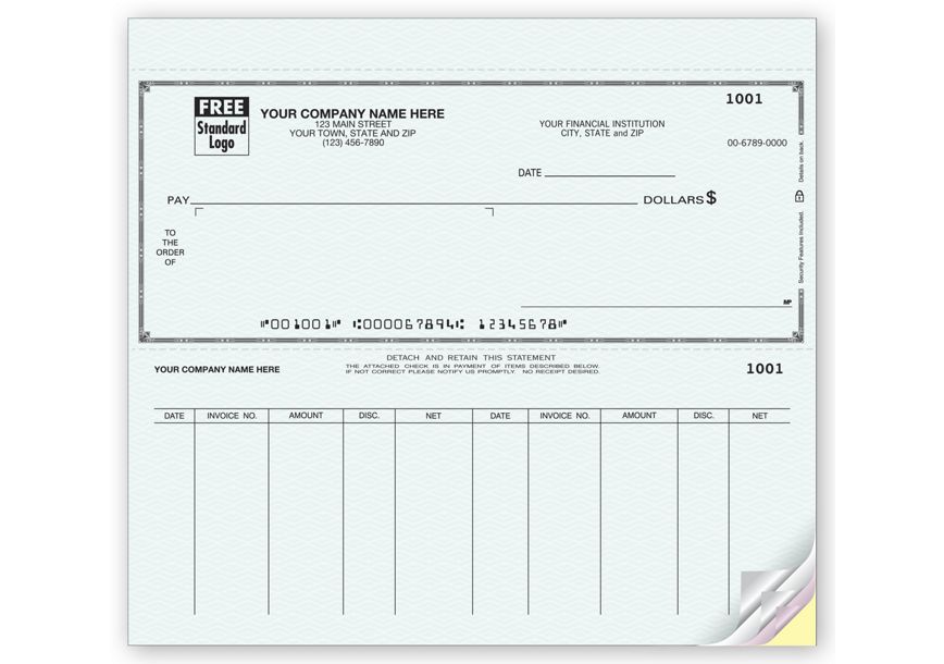 Business Checks - Voucher Window Check - 55203N