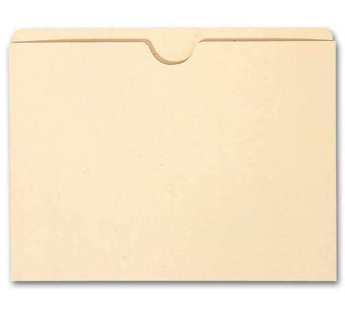 File Pockets - 11 pt No expansion End Tab Manila File Pocket - 5554 by ...