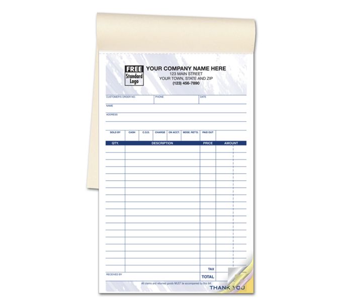 Multi-Purpose Sales Books, Large Format | 55T | Deluxe | Deluxe.com