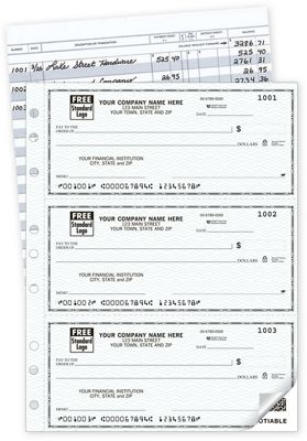 Duplicate Deskbook Business Check, 3-on-a-Page | Deluxe