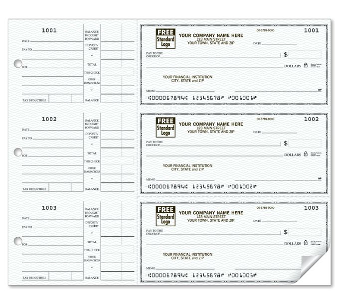 3-on-a-Page Home Accountant Deskbook Check - by Deluxe | Deluxe.com