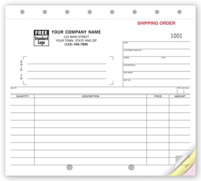 Business Forms - Shipping Orders - 6450 by Deluxe