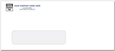 #10 Single Window Envelope - Custom Printed by Deluxe
