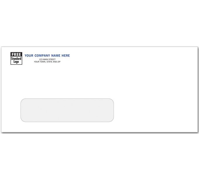 #10 Single Window Envelope - Custom Printed by Deluxe | Deluxe.com