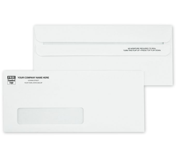 No. 10 Self-Seal Single Window Envelope - Custom Printed | Deluxe.com
