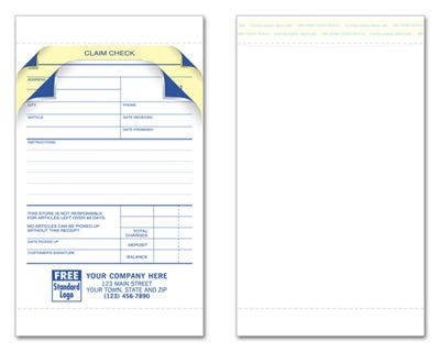 Jewelry Repair Order Form with Envelope - Custom Printed | Deluxe.com