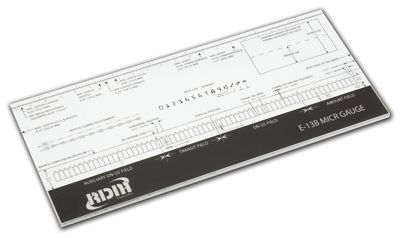 Manual Check Accessories - Check Gauges - MICR Gauge - 85094 by Deluxe ...