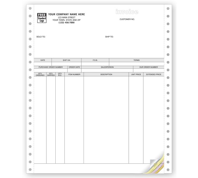 Business Invoices - Classic Continuous Invoices - 9044 by Deluxe ...