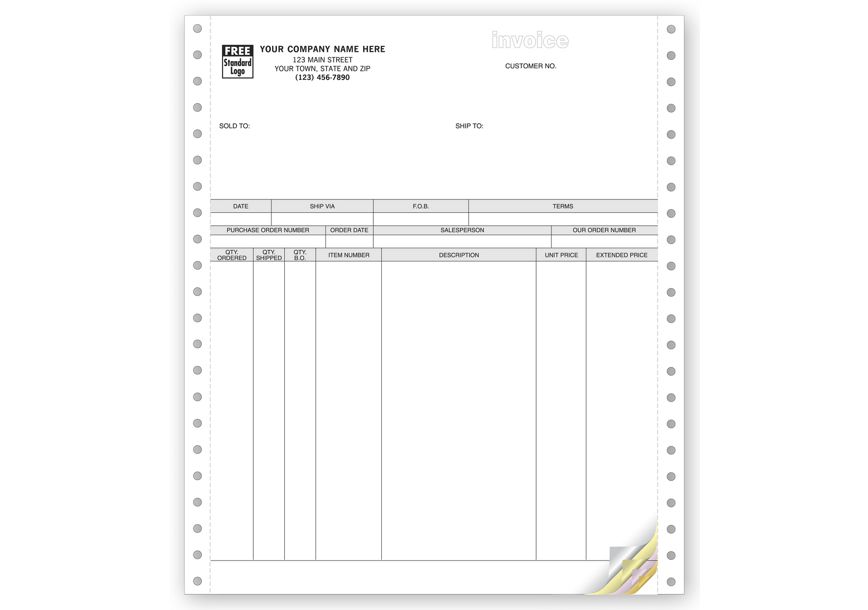 Business Invoices - Classic Continuous Invoices - 9044 by Deluxe