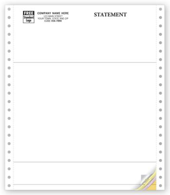 Business Forms - Classic Continuous Multi Purpose Forms - 9051 by Deluxe
