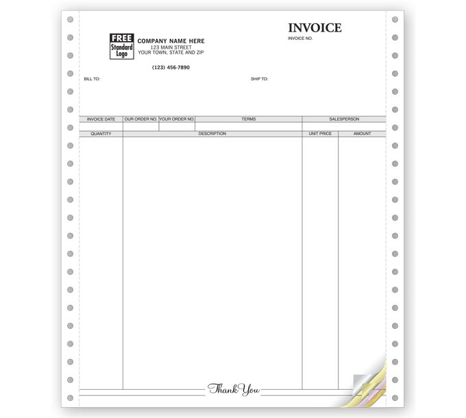 Business Invoices - Classic Continuous Invoices - 9059 by Deluxe ...
