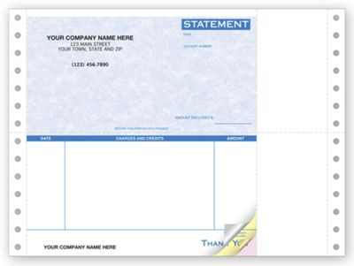 Business Forms - Continuous Statement Parchment - 9060G by Deluxe
