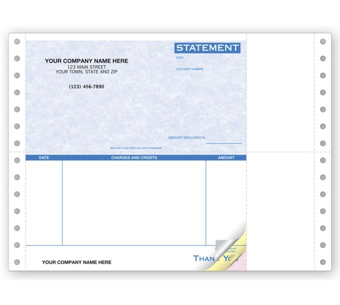 Business Forms - Continuous Statement Parchment - 9060G by Deluxe | Deluxe.com