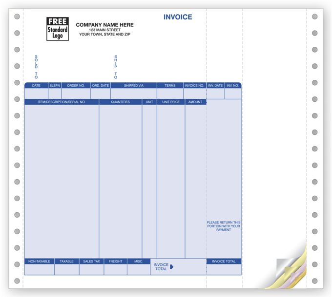 Business Invoices - Classic Continuous Invoices - 91496 by Deluxe ...