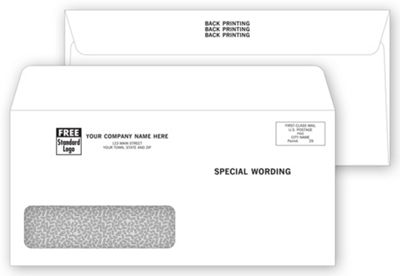Business Envelopes - Single Window Confidential Envelope - 91556 by Deluxe