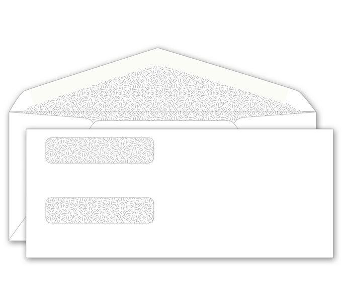 Business Envelopes - Double Window Envelope - 9169 by Deluxe | Deluxe.com