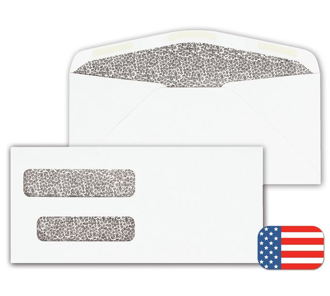 Double Window Confidential Gummed Envelopes | Deluxe | Deluxe.com