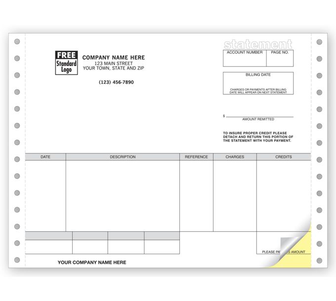 Business Statements - Classic Continuous Statements - 9200 by Deluxe | Deluxe.com