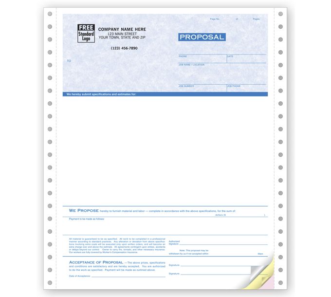 Order Business Proposals & Job Proposal Forms | Deluxe.com