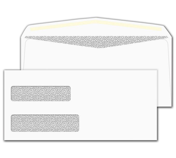 Business Envelopes - Double Window Confidential Envelope - 9308C by ...