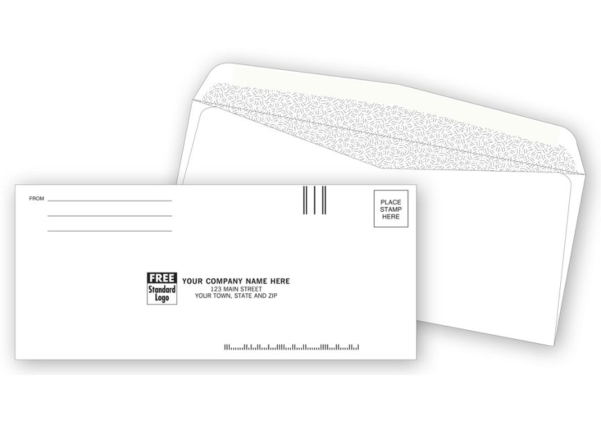 #9 Courtesy Reply Envelope 8 7/8 X 3 7/8, Gummed Seal - 9388