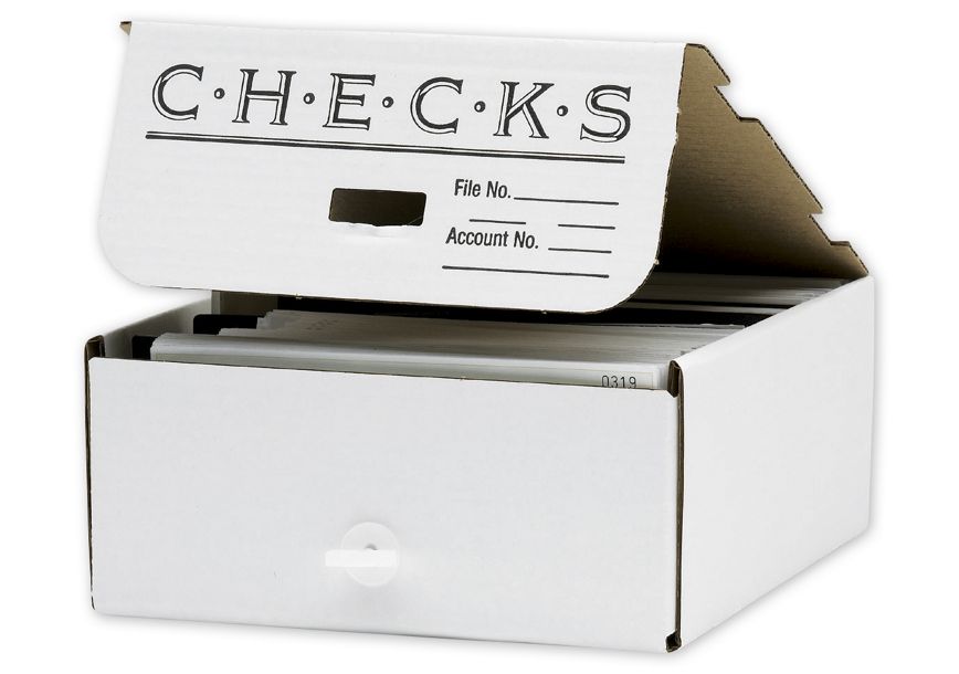 Storage Boxes - Check Storage Box - 946 by Deluxe