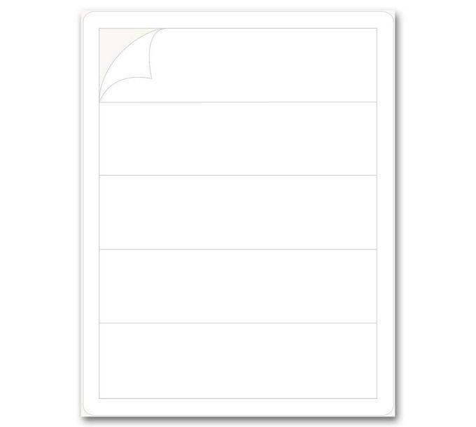 Business Labels - 2" Laser Typing Strip Labels - 9519 by Deluxe ...