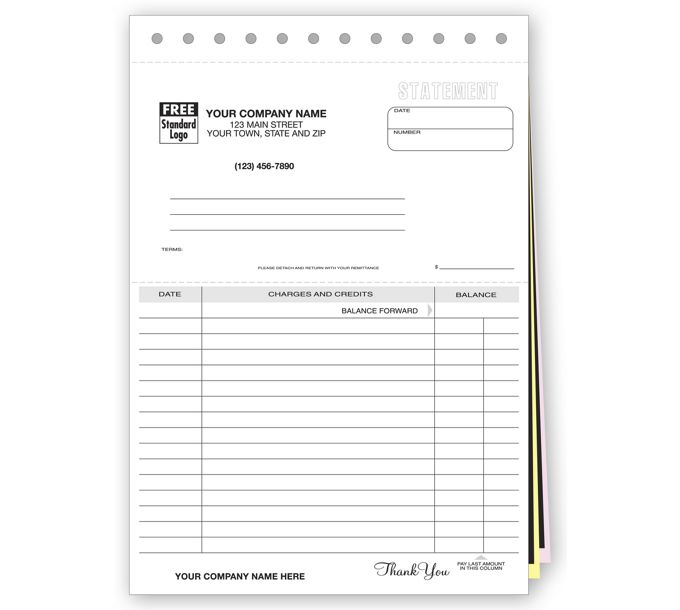 Business Statements - Classic Design Carbon Lined Statements - 96 by Deluxe | Deluxe.com