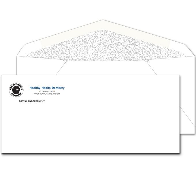 Business Envelopes - Custom Printed #9 White Envelope - 9RCC