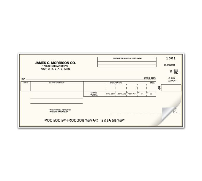 Order Payroll/Disbursement 1-Write Replacement Checks\Deluxe | Deluxe.com