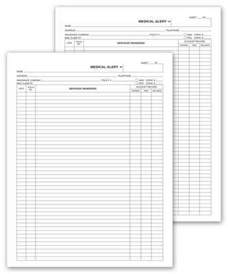 Business Forms - Dental Exam Record Notes Form - D102 by Deluxe