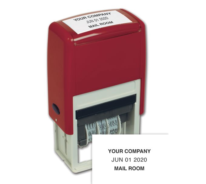Stamps - Self-Inking Plastic Dater Stamp - D140 by Deluxe | Deluxe.com