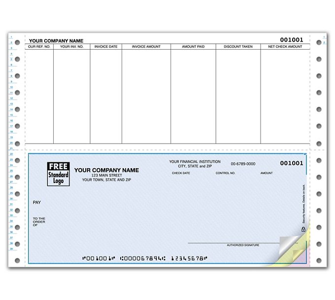 Business Checks - Continuous Bottom Accounts Payable Check - DCB252 by ...