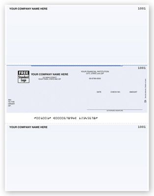 Business Checks - Custom Printed Laser Middle Check, Compatible with ...
