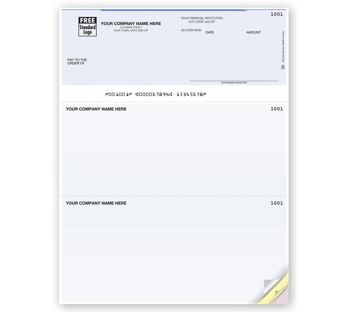 Business Checks - Laser Top Multi-Purpose Check - DLT122 by Deluxe ...