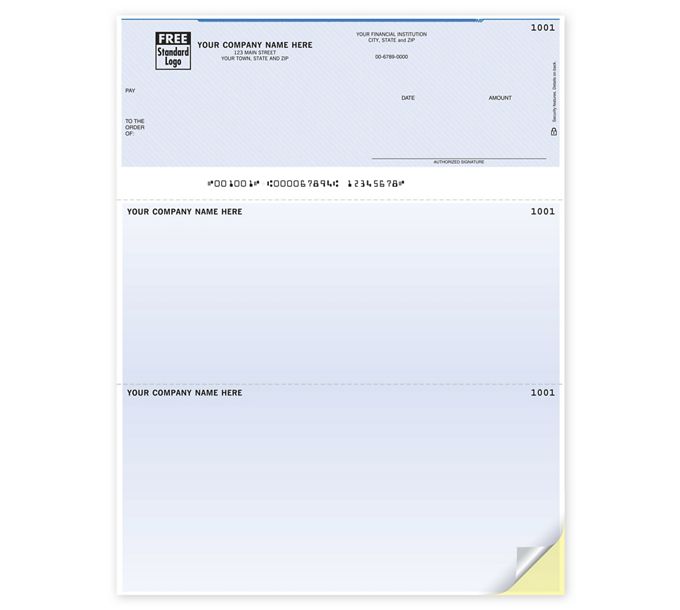 Laser Top Multi-Purpose Check (DLT128) - Custom Printed Deluxe | Deluxe.com