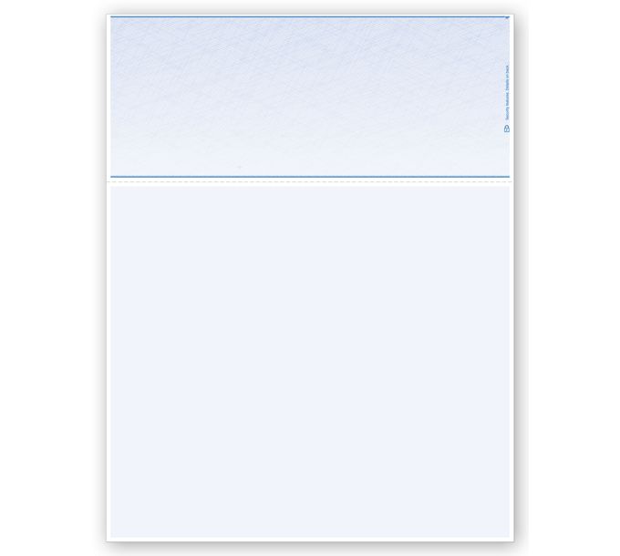 Business Checks - Custom Laser Top Blank Check 7.5" Voucher - DLTV820 ...