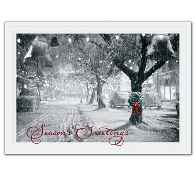 Memory Lane Holiday Cards - Deluxe