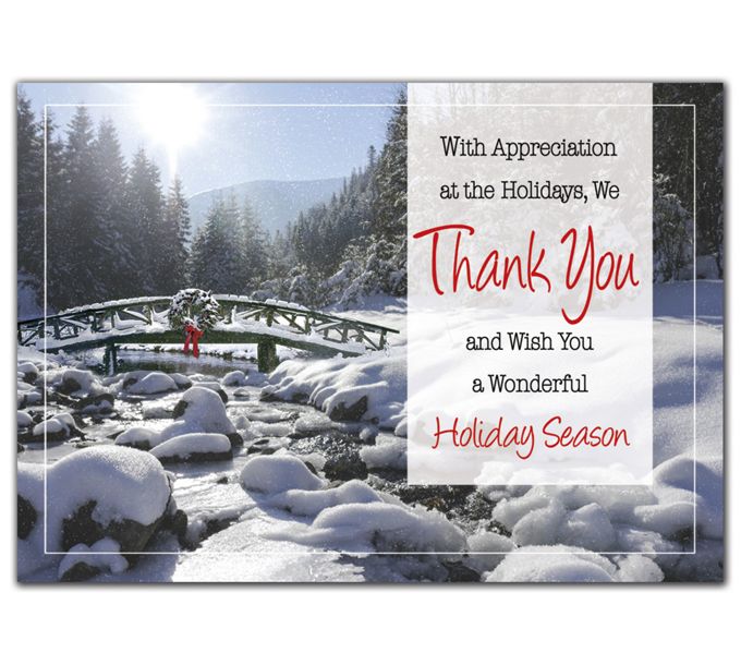 Order Thank You for Business Business Holiday Cards & Christmas Cards ...