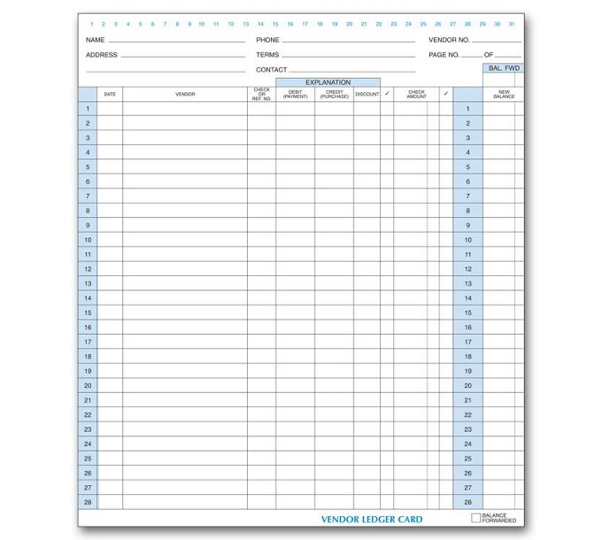 A/P Vendor Ledgers - Order A/P Vendor Ledgers from Deluxe | Deluxe.com