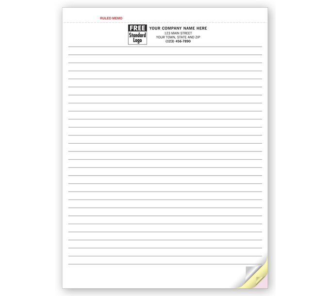 Business Forms - Ruled Memos - R6175 by Deluxe | Deluxe.com