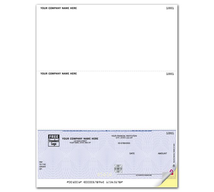 High Security Laser Bottom Multi-Purpose Check - SSLB100 \ Deluxe ...