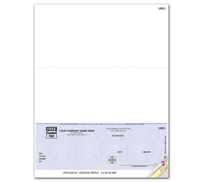 Deluxe High Security Laser Btm Check - SSLB163 \ Deluxe